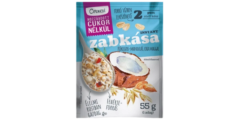 .Cornexi zabkása 55g kók-mand. HCN - Cornexi Food Kft ...
